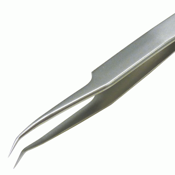 5C-SA Tweezers - Very Fine, Bent and Bowed out Tips