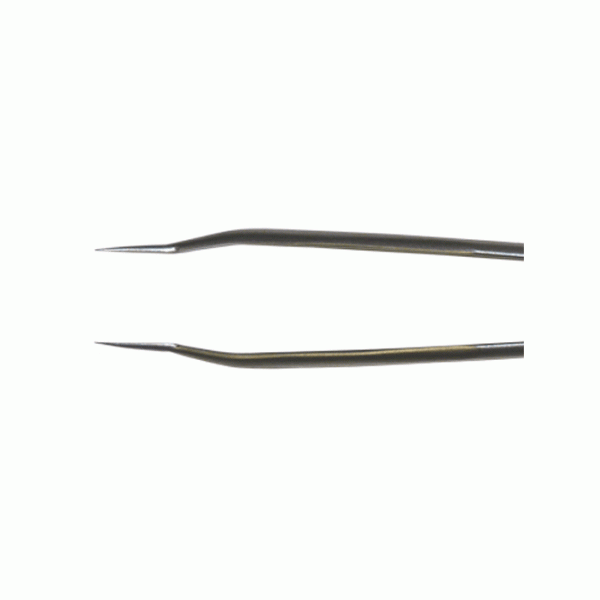 5C-SA Tweezers - Very Fine, Bent and Bowed out Tips